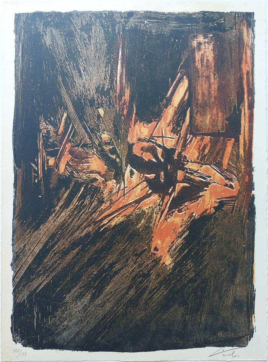 Manuel VIOLA. Casida de la Mano imposible, 1969. Litografía original f ...